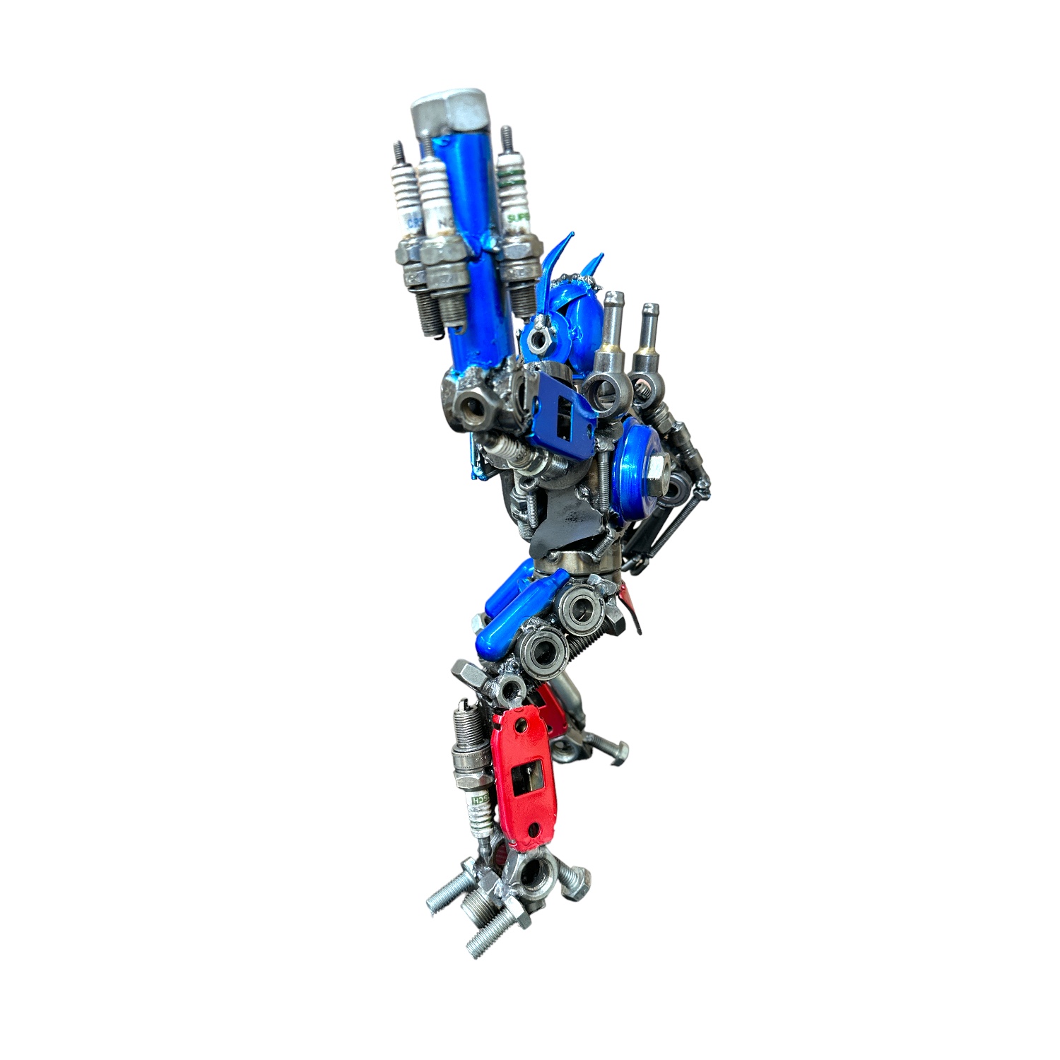 Transformers Optimus Prime Recycled Metal Statue Sculpture - Sunrise ...